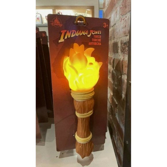 Disney | Toys | 22 Disney Parks Indiana Jones Light Up Torch New | Poshmark